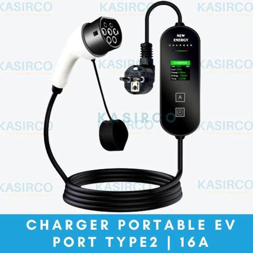 Jual Charger EV Portable Mobil Listrik Type2 Ioniq Omoda Neta BYD - 16A ...