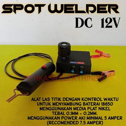 Jual Spot Welder Las Baterai Las Titik Dc 12V Dengan Kontrol Waktu ...