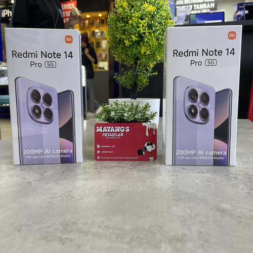 Jual Xiaomi Redmi Note 14 Pro 5G 8/256GB | 12/512GB | 200MP OIS Pro-grade AI Camera System ...