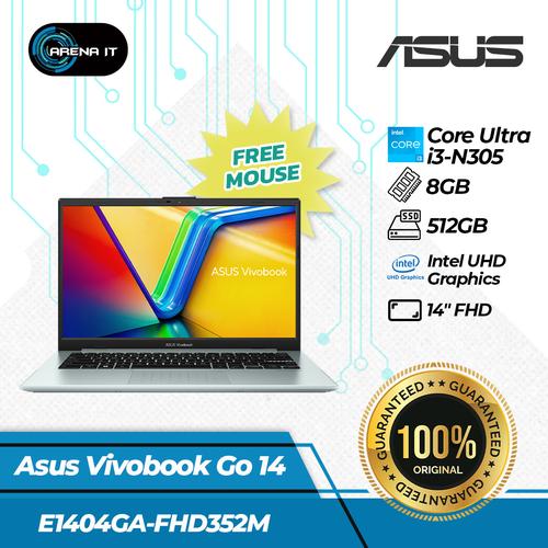 Promo Laptop ASUS Vivobook Go 14 E1404GA-FHD352M - Green Gray [Intel ...