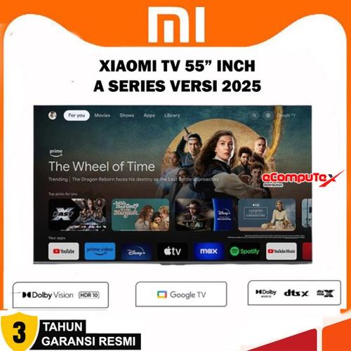 Jual Xiaomi Tv 55 inch A Series 2025 Smart Google Android Mi Televisi ...