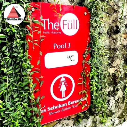 Jual papan tanda sign mandi shower restroom toilet changing aturan ...