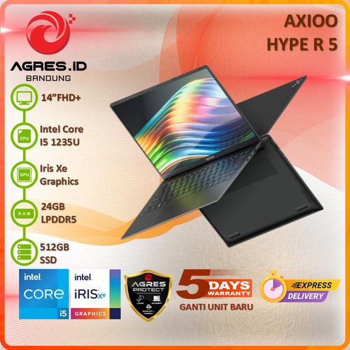 Promo Axioo Hype R 5 i5 1235U 24Gb 512Gb 14" FHD+ OLED - W11 HOME ...