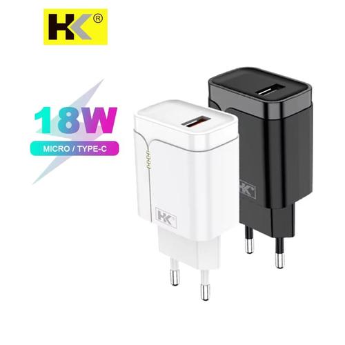 Jual BATOK CHARGER HK ADAPTER D051 FAST CHARGER 18W ORIGINAL ISI 12 ...