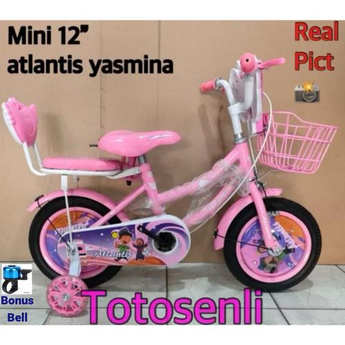 Jual sepeda mini anak 12 inch atlantis yasmina / sepeda mini anak 12 ...