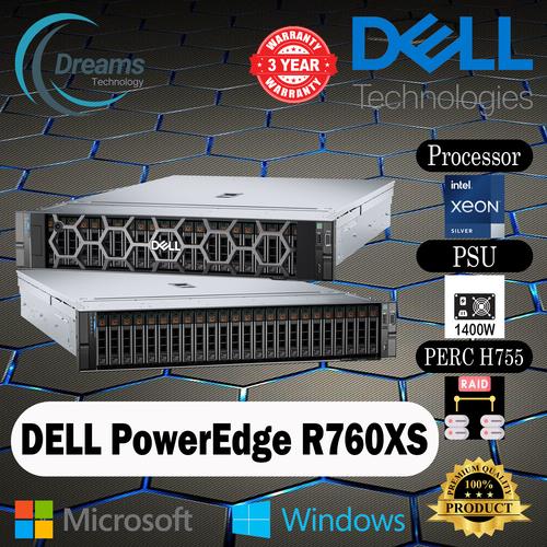 Jual SERVER DELL PowerEdge R760XS G16 Xeon Silver-4514Y 64/128GB RDIMM ...