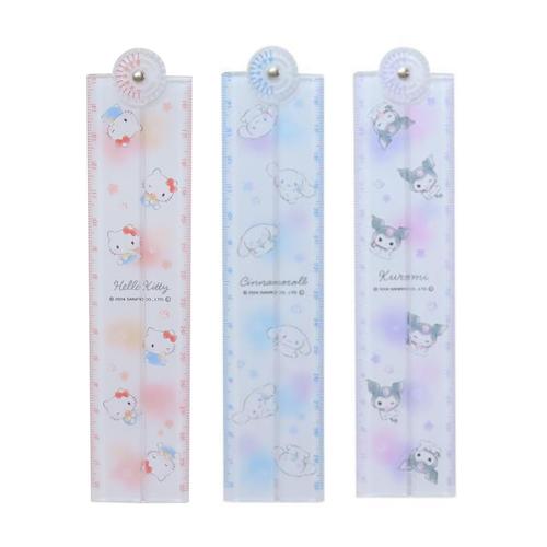 Promo Ruler Foldable 30cm Sanrio Chibi Hello Kitty Cinnamoroll ...