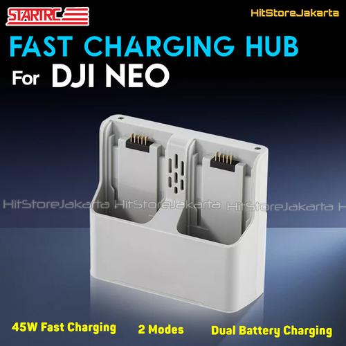 Jual STARTRC Battery Charging Hub for DJI Neo Baterai Dual Fast Charger ...