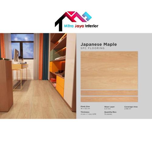 Jual Lantai motif kayu SPC Marvel Purecore Japanes Maple 5mm Perbox ...