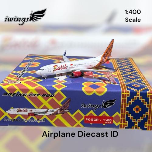 Jual Batik Air Boeing B737-800 PK-BGR 1:400 Scale Limited Edition ...