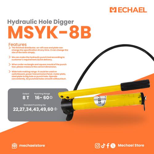 Jual Hydraulic Knockout Hole Puncher Plong Hidrolik 16-60mm MSYK-8B - Mechael - Jakarta Barat ...