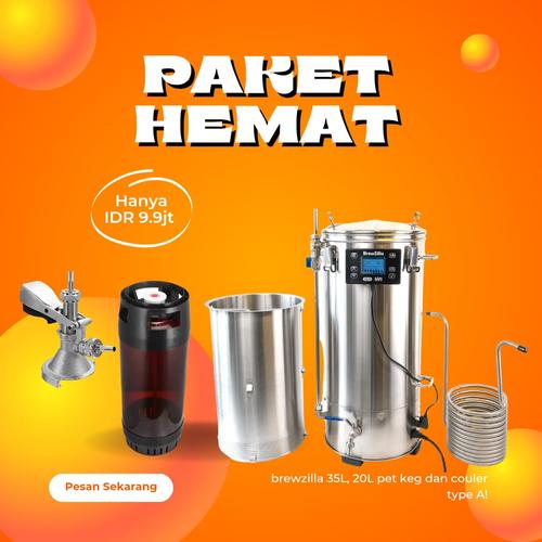 Jual Imatton kegland beer brewing BrewZilla - Gen.3.1 bir - GEN 4 35L - Kota Surabaya ...