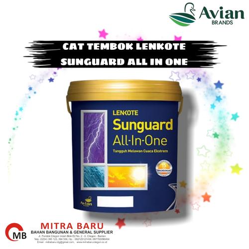 Jual Cat Exterior Lenkote Sunguard ALL IN ONE 2,5 Liter AVIAN BRAND / Cat Lenkote all in one 2,5 ...