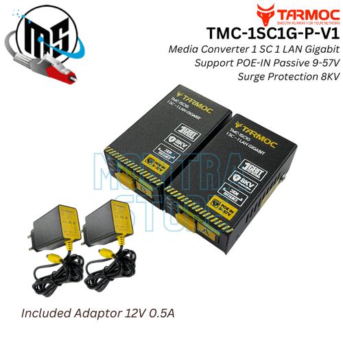 Jual Tarmoc TMC-1SC1G-P | 1 FO 1 LAN Gigabit POE IN 5-24V HTB GS-03 A+B ...