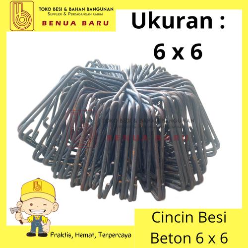 Jual Ring Cincin Besi Beton Behel 6 x 6 100 pcs Berbagai Ukuran Begel ...