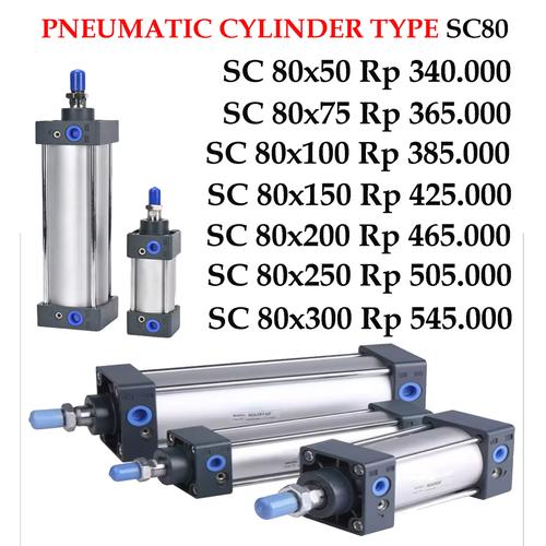 Jual Cylinder pneumatic SC 80 Pneumatik Standard Type SC80 - SC 80x150 ...
