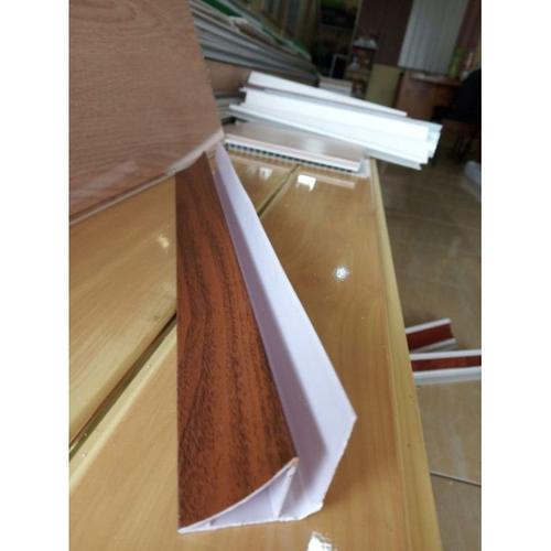 Jual List Tembok Profil Kayu Jati Shunda Plafon PVC Coklat Tua ...