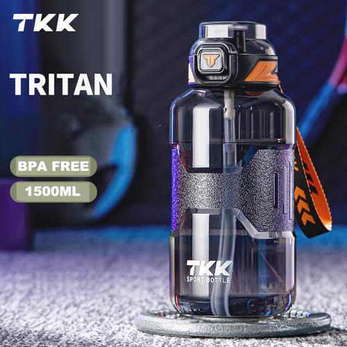 Jual TKK Jumbo Botol Minum Olahraga Sedotan Botol Tritan Bpa Free 1.5 Liter - Hijau - Kab ...