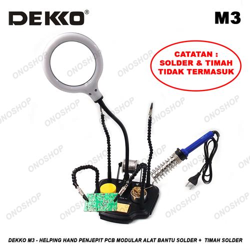 Jual Dekko M3 - Helping Hand Penjepit PCB Modular Alat Bantu Solder ...