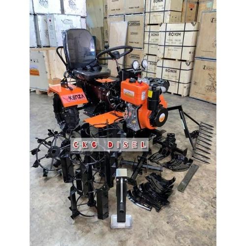 Jual Traktor Mini Bajak Sawah Dan Ladang 4 Roda Diesel KENZA Elektrik ...