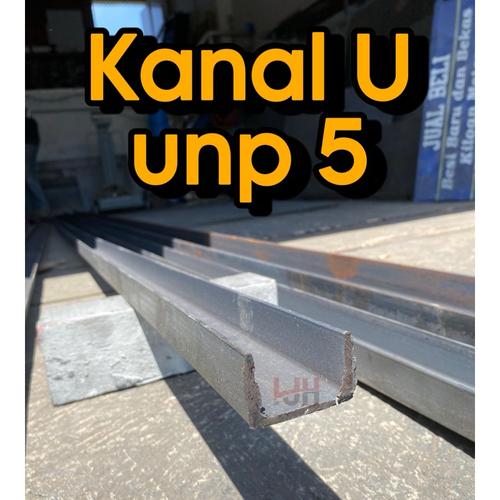 Jual Unp 5 kanal U 50mm . besi baja unp multifungsi. ukuran panjang ...