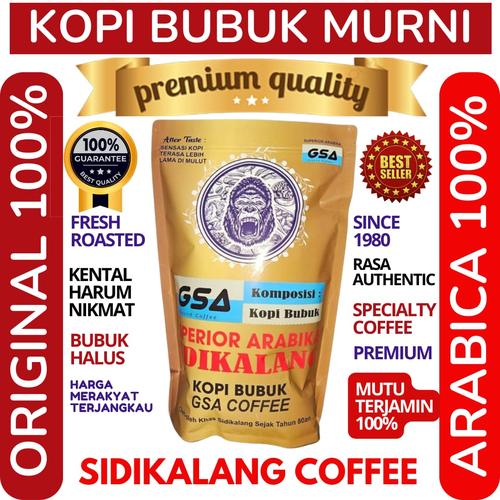 Jual Kopi Bubuk 1KG arabica ARABICA GSA ORIGINAL DISTRIBUTOR RESMI KOPI ...