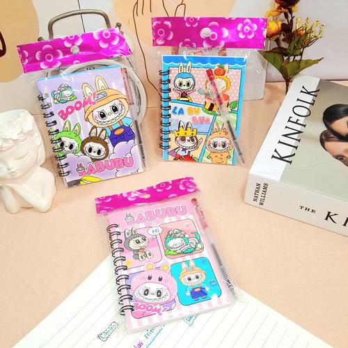 Jual Buku Binder LABUBU Mini Ukuran A7 + FREE 1 Pulpen Ready 3 Variant ...