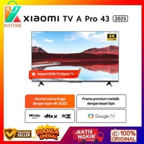 Jual XIAOMI TV MI TV 43 A PRO QLED 2025 SERIES 43 INCH 4K UHD 2025 ...