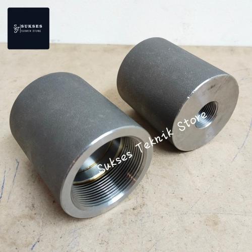 Jual Reducer Socket Besi Class 3000 Drat 2" × 1.5" inch / Coupling ...