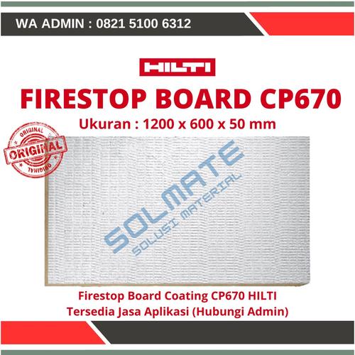 Jual FIRESTOP BOARD HILTI CP670 | CP 670 FIRESTOP | Firestop Lembaran ...