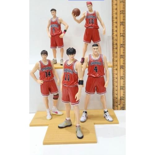 Jual figure set basket team hanamichi sakuragi slam dunk shohoku set ...