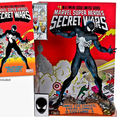 Jual Mcfarlane Spider Man Secret Wars Symbiote Black Suit Marvel 1/6 DP ...