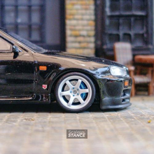 Jual Velg Diecast TE37 Ultra 9.5mm Mini Scale Scale Stance - silver ...