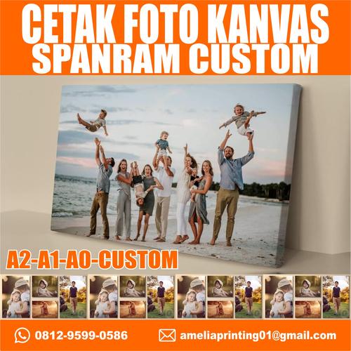 Jual CETAK FOTO/POSTER BAHAN KANVAS BINGKAI SPANRAM - UKURAN A1 A2 A0 ...