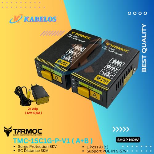 Jual Tarmoc TMC-1SC1G-P | 1 FO 1 LAN Gigabit POE IN 5-24V HTB Mini GS ...