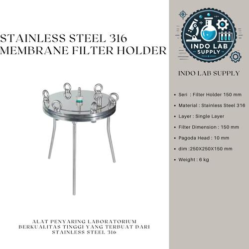 Jual Single Layer Membrane Filtering Holder Lab 150 mm Stainless Steel ...