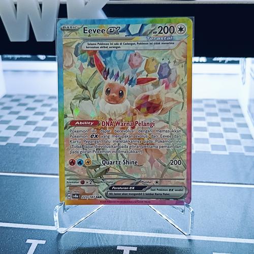 Jual Eevee Ex SAR sv8a - Pokemon TCG Indonesia Terastal Festival Bunga ...