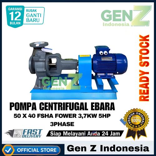 Jual POMPA SENTRIFUGAL EBARA 50X40 Fsha MOTOR 3.7KW 5HP 3Phase - Jakarta Pusat - SAMUDRA ...