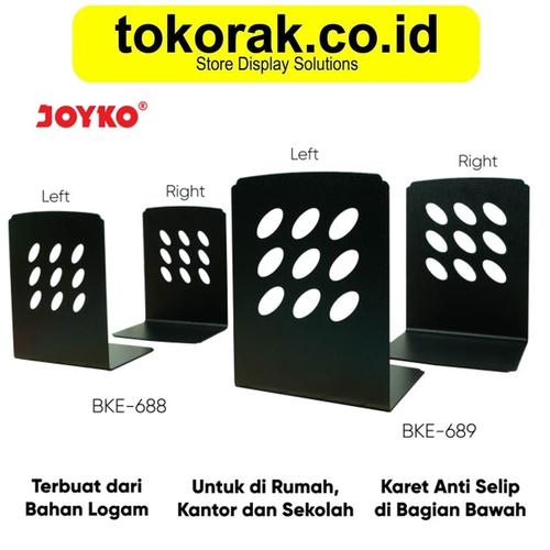 Jual BOOK END BESI JOYKO BKE 688 PENYANGGA SANDARAN BUKU PENAHAN ...