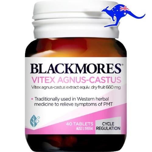 Jual Blackmores Vitex Agnus Castus 40 Tablets Siklus Menstruasi Gejala ...