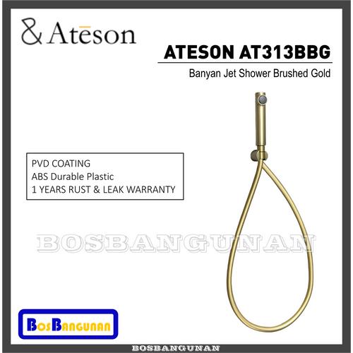 Jual Jet Shower Set ATESON AT313BBG / Banyan Jet Shower Brushed Gold ...