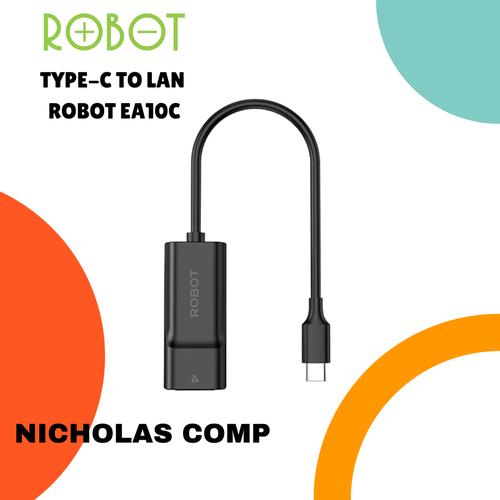 Jual ADAPTER ROBOT EA10C CONVERTER USB TYPE-C TO ETHERNET LAN 100MBPS ...