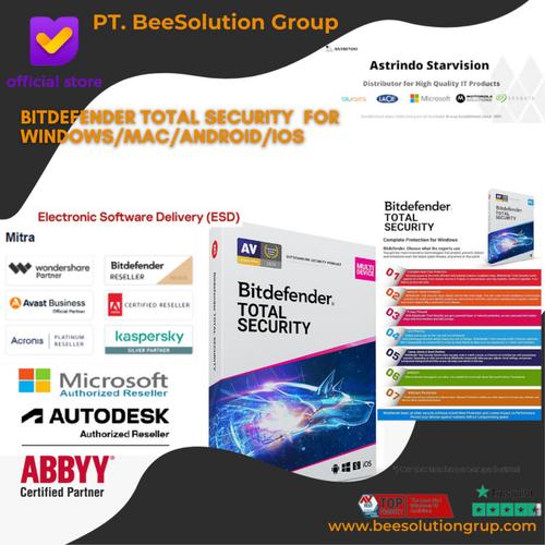 Promo Bitdefender Total Security For Windows/Mac/Android/iOS - 1 ...