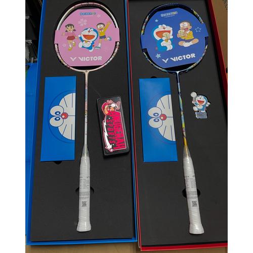 Jual LIMITED EDITION! Raket Badminton VICTOR DORAEMON 2in1 Racket Gift ...