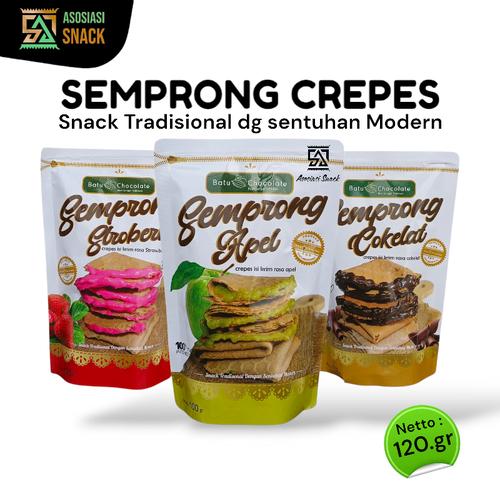 Promo SEMPRONG CREPES kue kering beraneka rasa oleh oleh khs batu ...