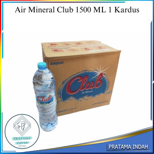 Jual Air Mineral Club Botol 1500 Ml / Club 1.5 Liter Harga 1 Kardus isi ...