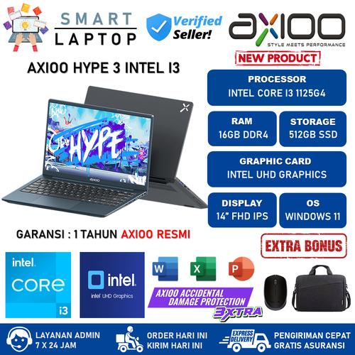 Jual laptop axioo mybook hype 3 intel core i3 1125g4 16gb 512gb ssd 14 .0 fhd ips windows 11 pro ...