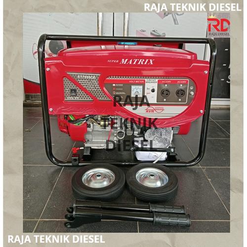 Jual Mesin Genset Listrik 5500 5000 Watt Gasoline Generator Machine 5.5 ...