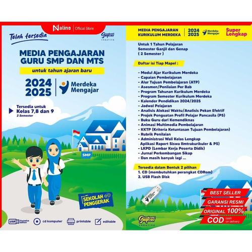 Jual Flashdisk Dan Cd Modul Ajar Kurikulum Merdeka Ips Kelas 7 8 9 Smp ...