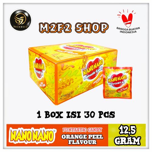Jual Permen Nano Nano Kulit Jeruk Sachet - 12,5 gr (Harga 1 Box ...